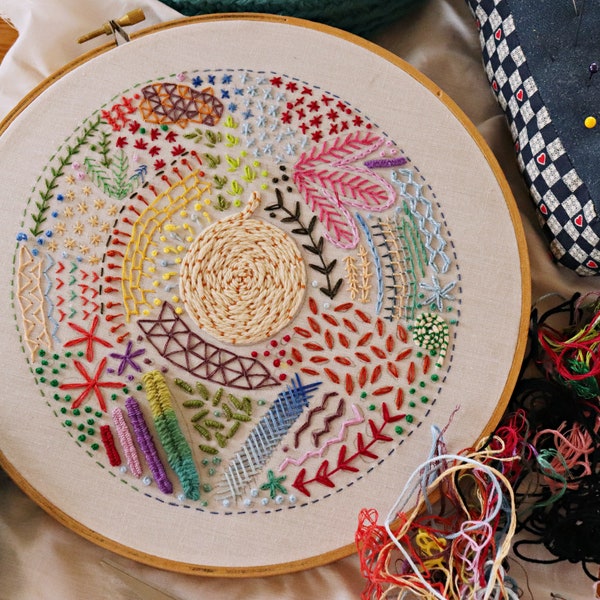 Embroidery Sampler - Etsy
