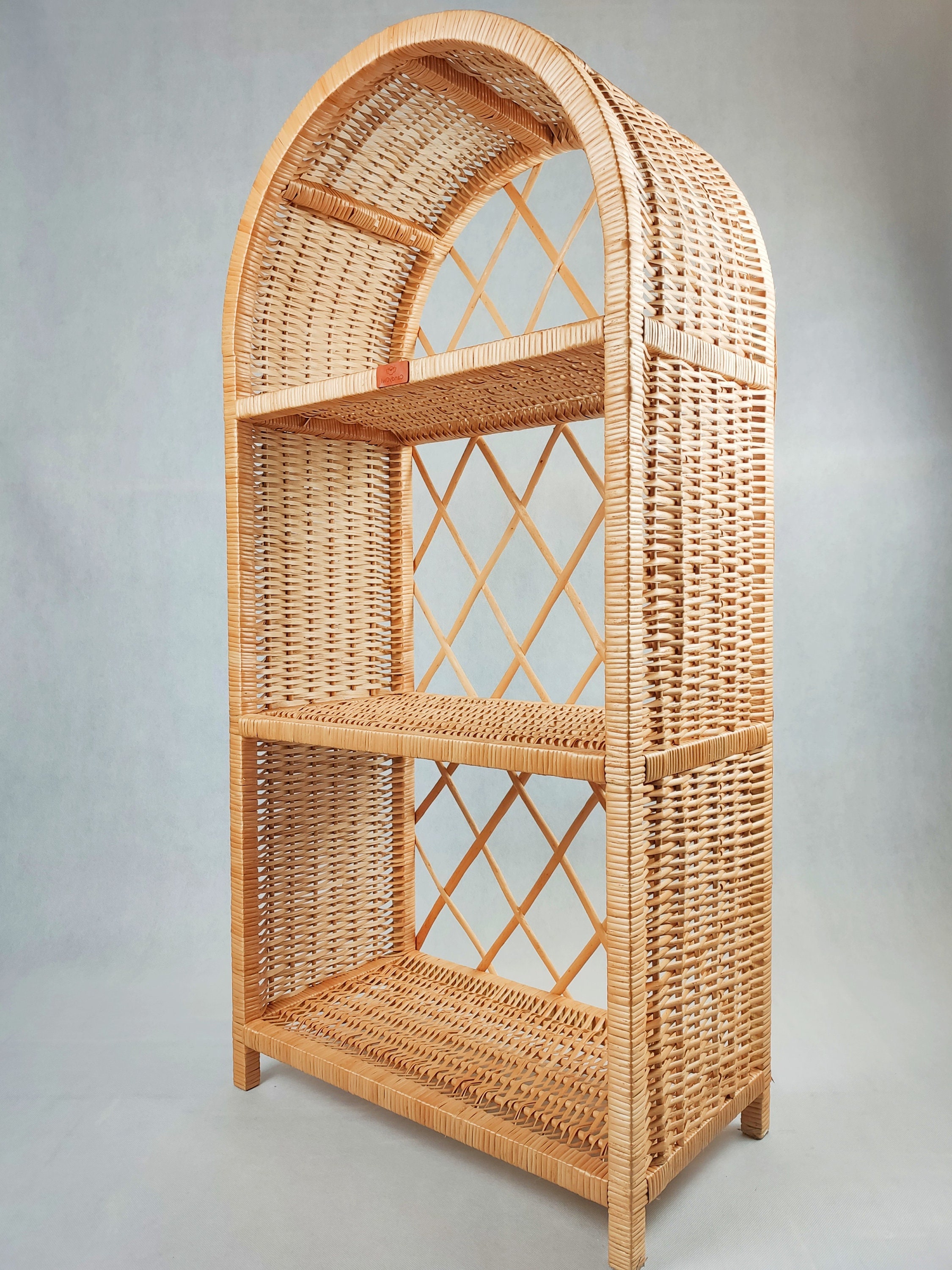 Candyowl Wicker Cabinet / Cupboard in a NATURAL Color. - Etsy