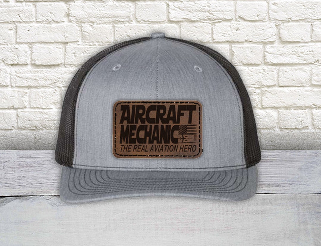 Aircraft Mechanic, the Real Aviation Hero Patch Hat - Richardson 112 ...