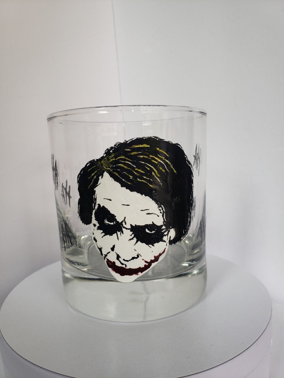 Why so Serious joker Glass - Etsy