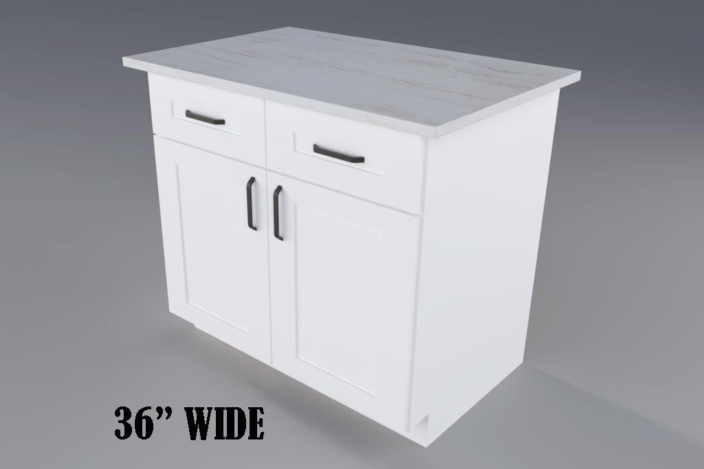 DIY Kitchen Base Cabinet 36 Wide With Double Doors and Drawer Plans PDF File Onlycabinets Base Cabinets Shaker Cabinet Etsy