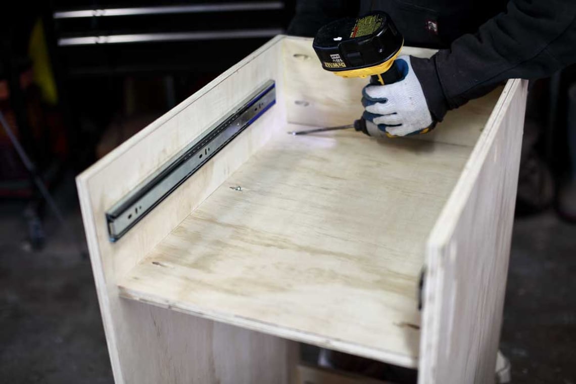 DIY Mobile Tool Cart With Pegboard Sides Plans homemade - Etsy