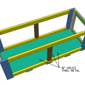 DIY Planter Container With Corrugated Steel Plans [metal Planter Box ...