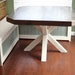 DIY Dining Table With Cross Legs Plans kitchen Table, 4x4 Legs Table, X ...
