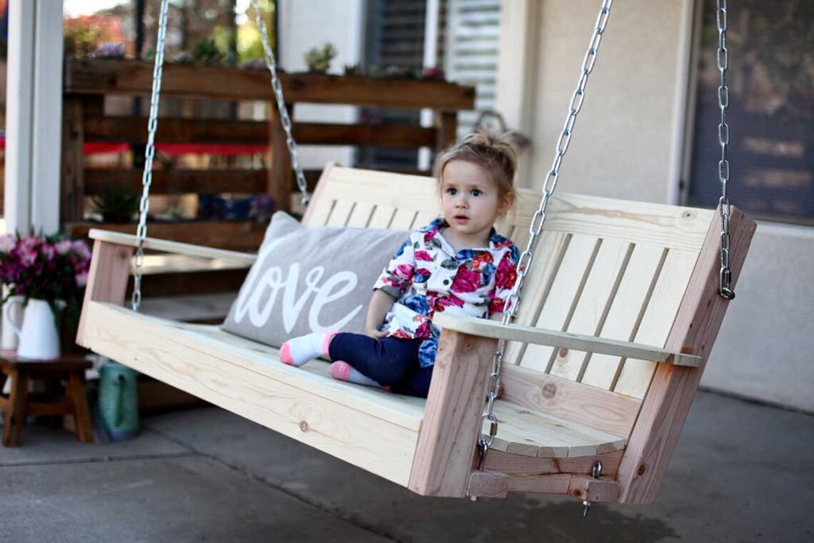 DIY Outdoor Swing Bench Plan outdoor Swing Bench Porch Swing - Etsy