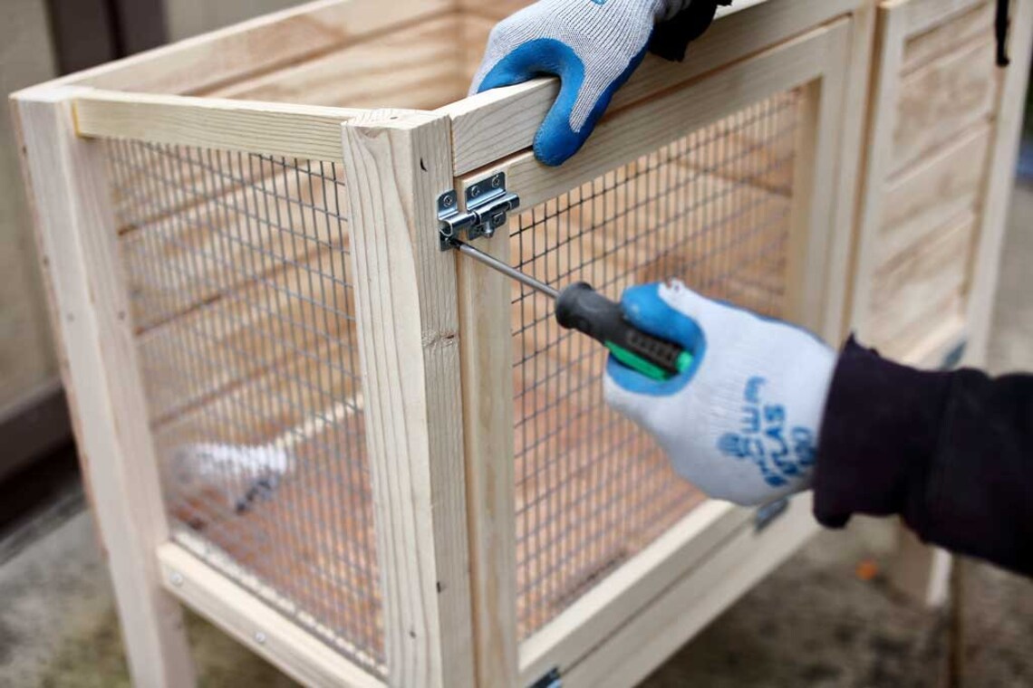 DIY Rabbit Hutch for Indoor and Outdoor Plans rabbit House | Etsy