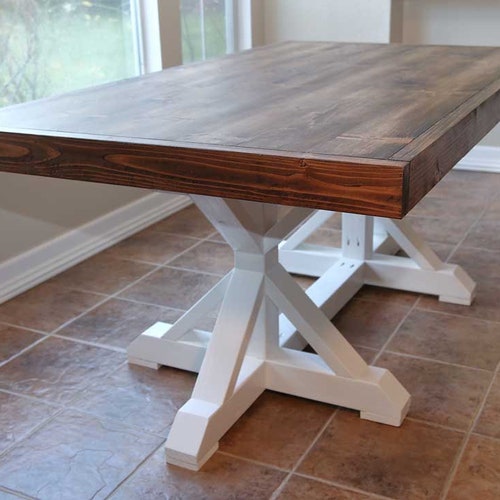 DIY Dining Table Plans - Etsy