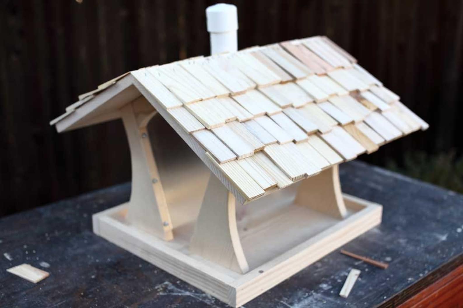 DIY Bird Feeder House Plans homemade Bird Feeder Tray Bird - Etsy