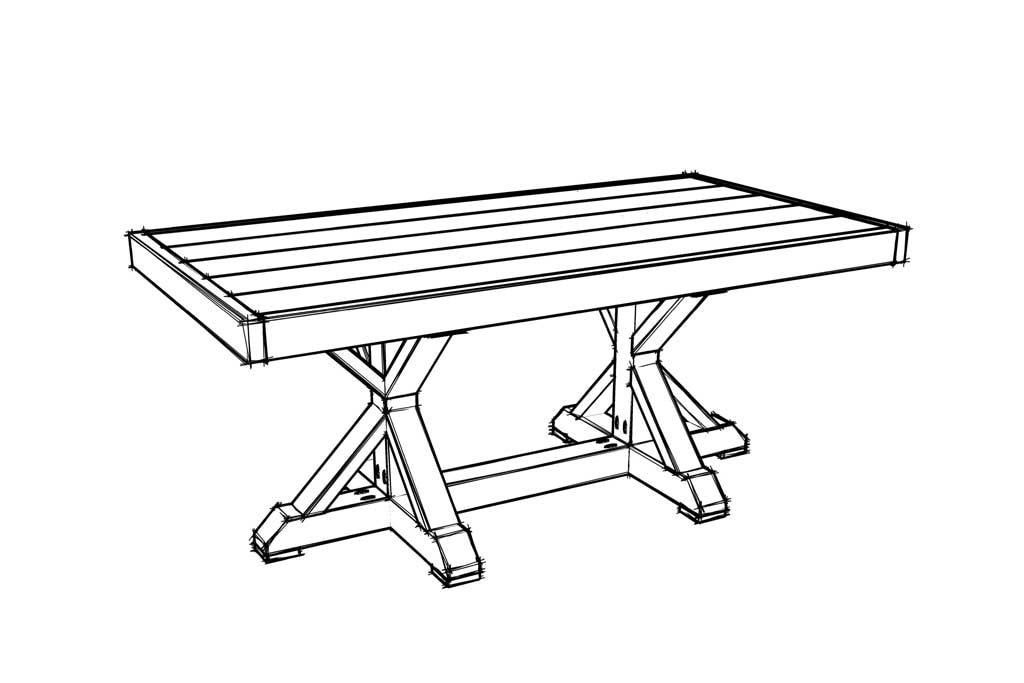 DIY Farmhouse Dining Table Plans kitchen Table Plans - Etsy