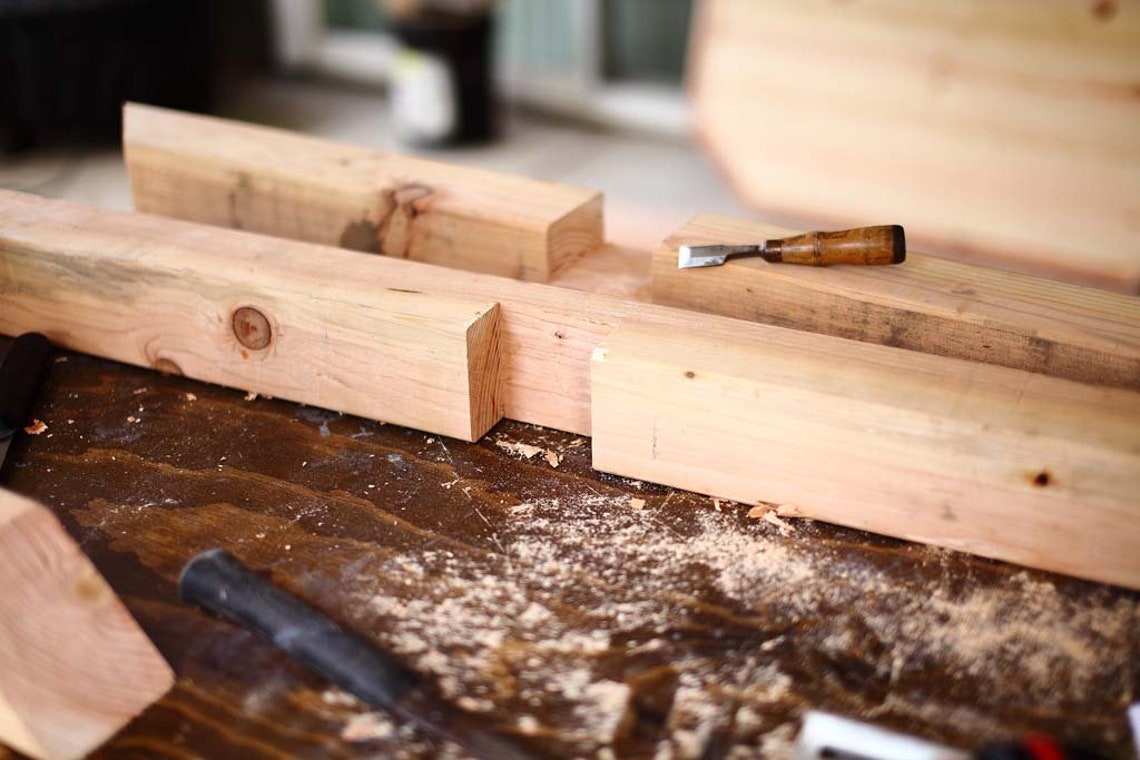 DIY Dining Table With Cross Legs Plans kitchen Table 4x4 - Etsy