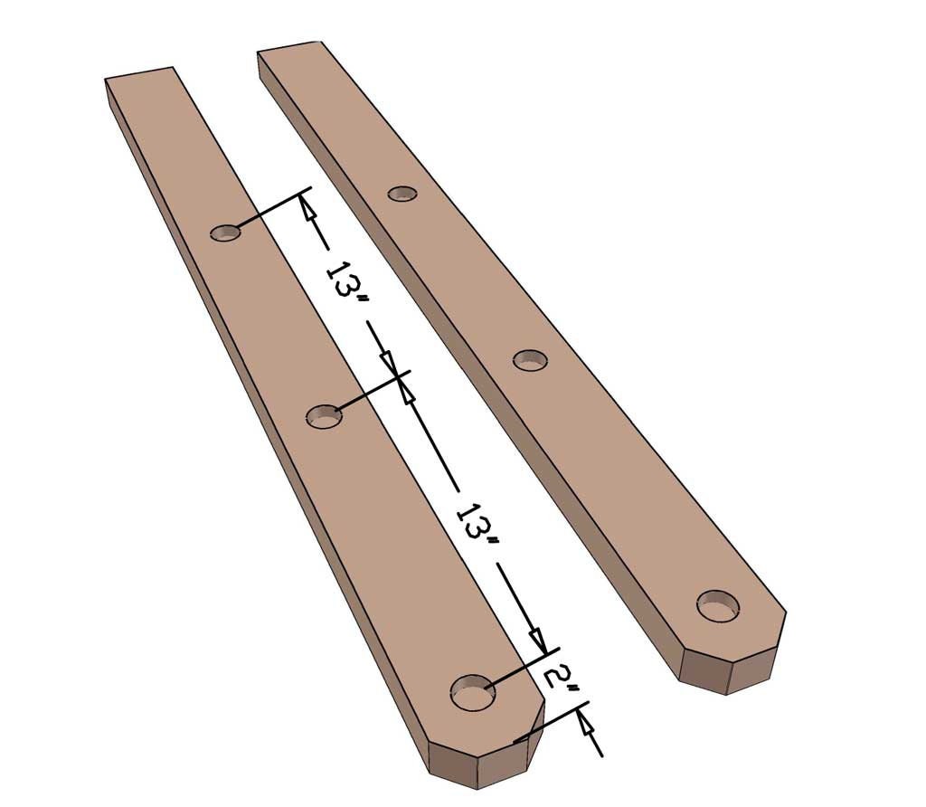 DIY Wooden Ladder Toss Game Plans [ladderball Plans, Ladder Golf ...
