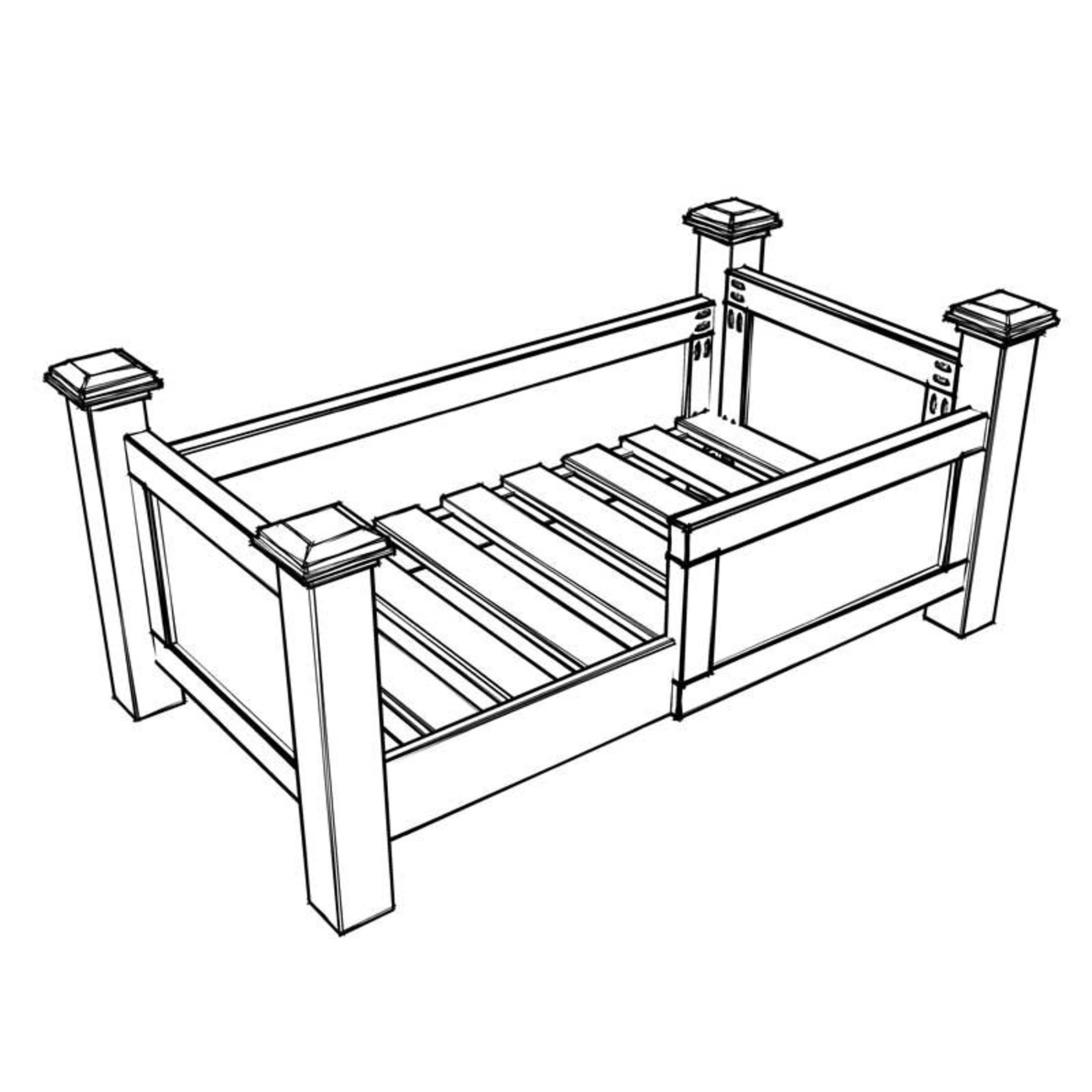 Build Your Own Toddler Bed (PDF File Download Only) | DIY Kids Bed ...