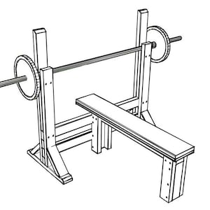 DIY Workout Bench Press Plans [homemade Weight Bench Plans, Wooden Gym ...