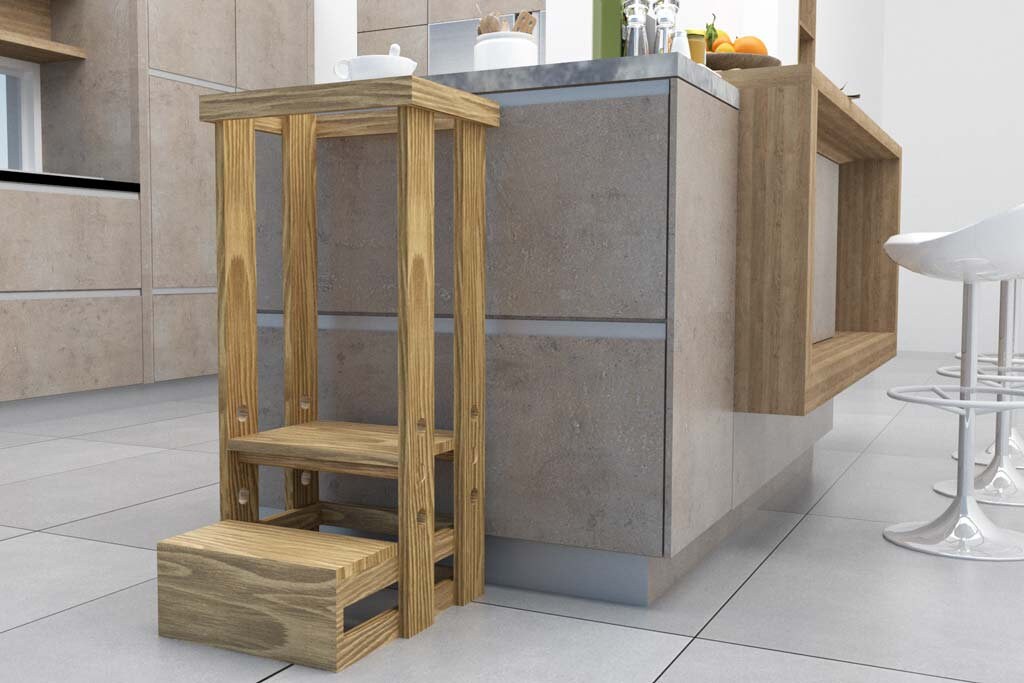 DIY Toddler Learning Tower PDF Plans step Stool Plans, Toddler Tower ...