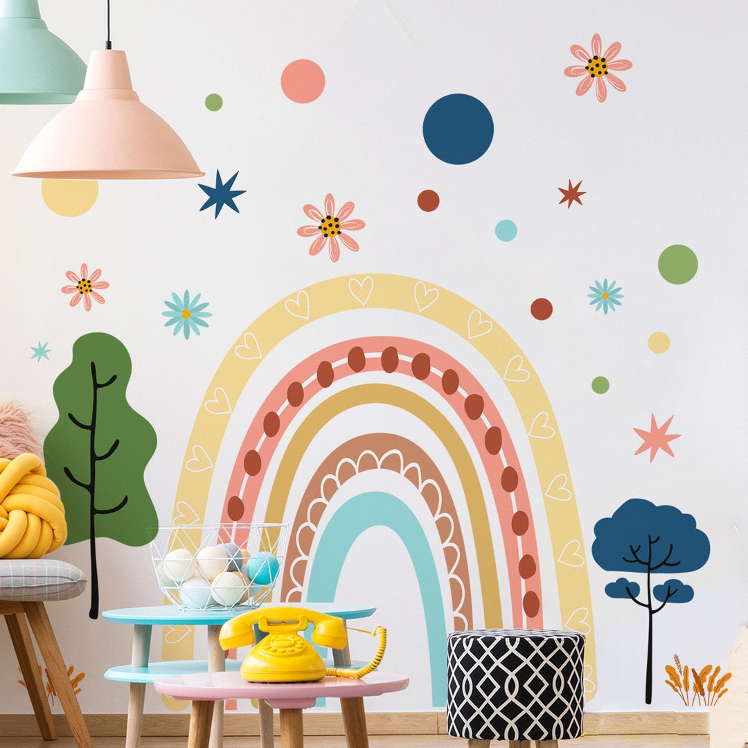 Removable Peel and Stick Wallpaper, Creative Living Room Wallpaper ...