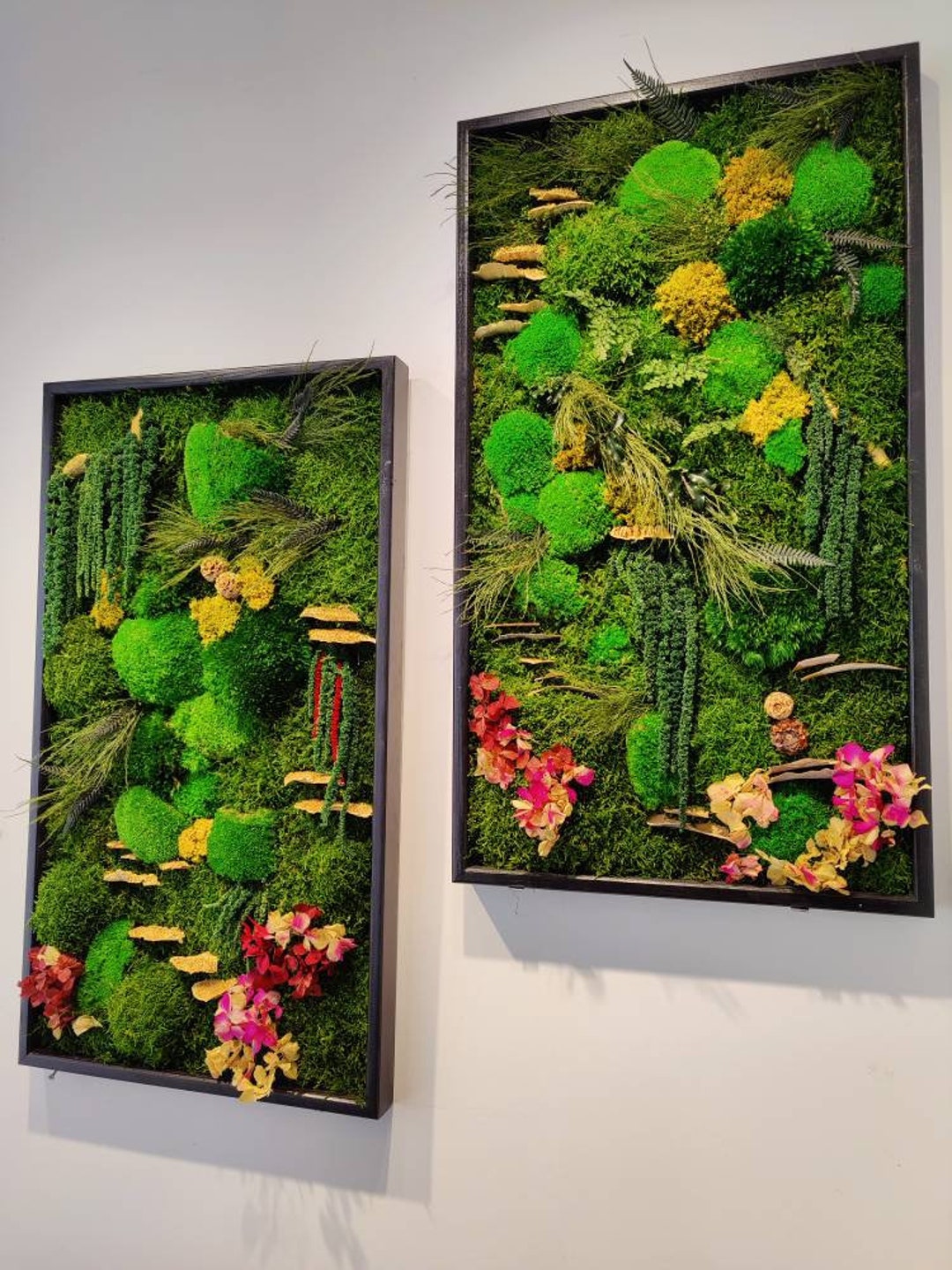 Preserved Moss Wall Art: Eco-friendly Nature Decor - Etsy