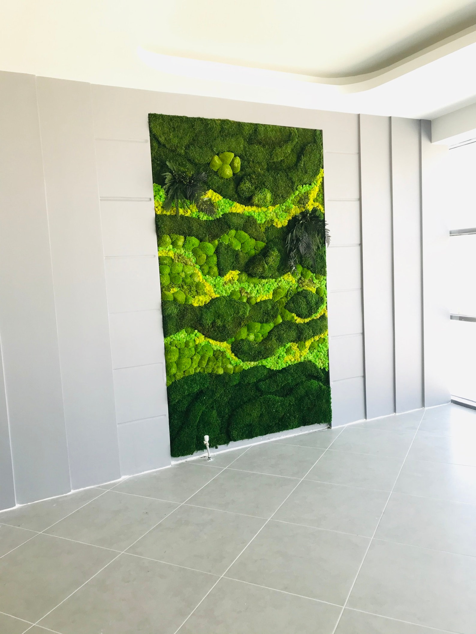 Moss Wall Art,moss Wall Decor,large Moss Frame, Wall Garden Moss ...
