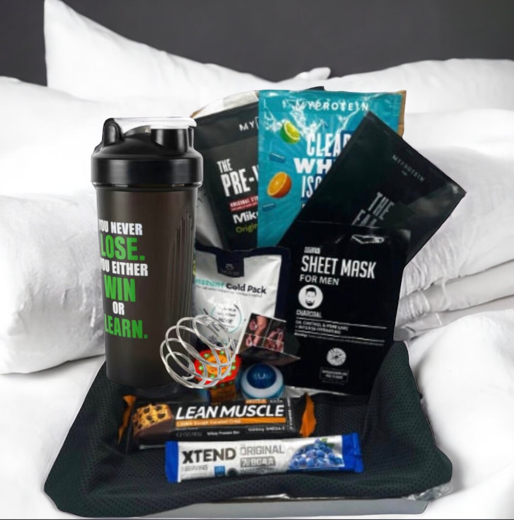 Fitness Recovery Box | Fitness Men Gift Box, Fitness Hamper, Men or ...