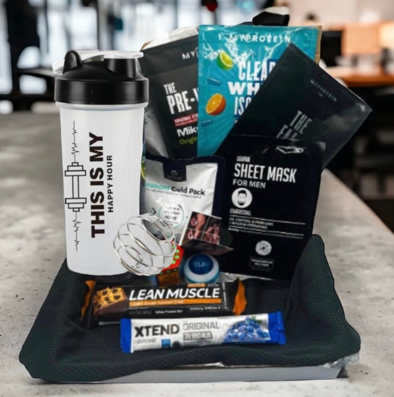 Fitness Recovery Box | Fitness Men Gift Box, Fitness Hamper, Men or ...