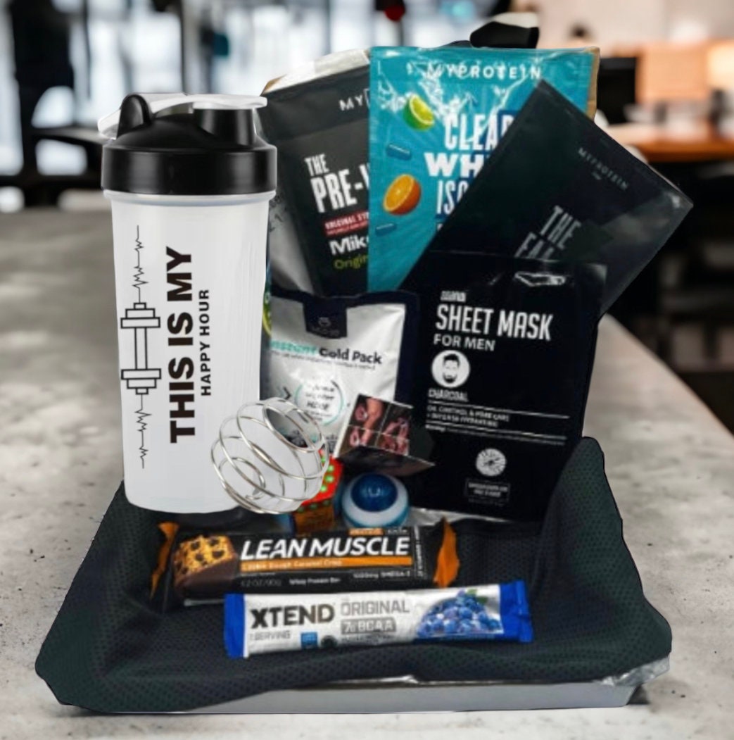Fitness Recovery Box | Fitness Men Gift Box, Fitness Hamper, Men or ...