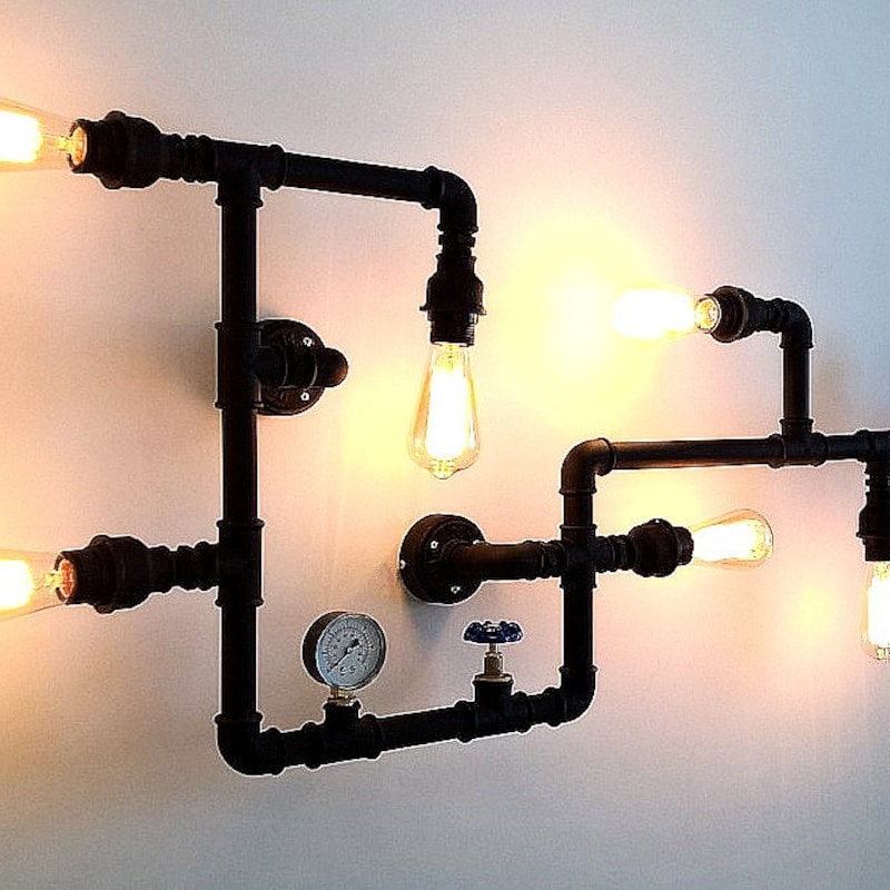 Plumbing Pipe Lamp - Etsy