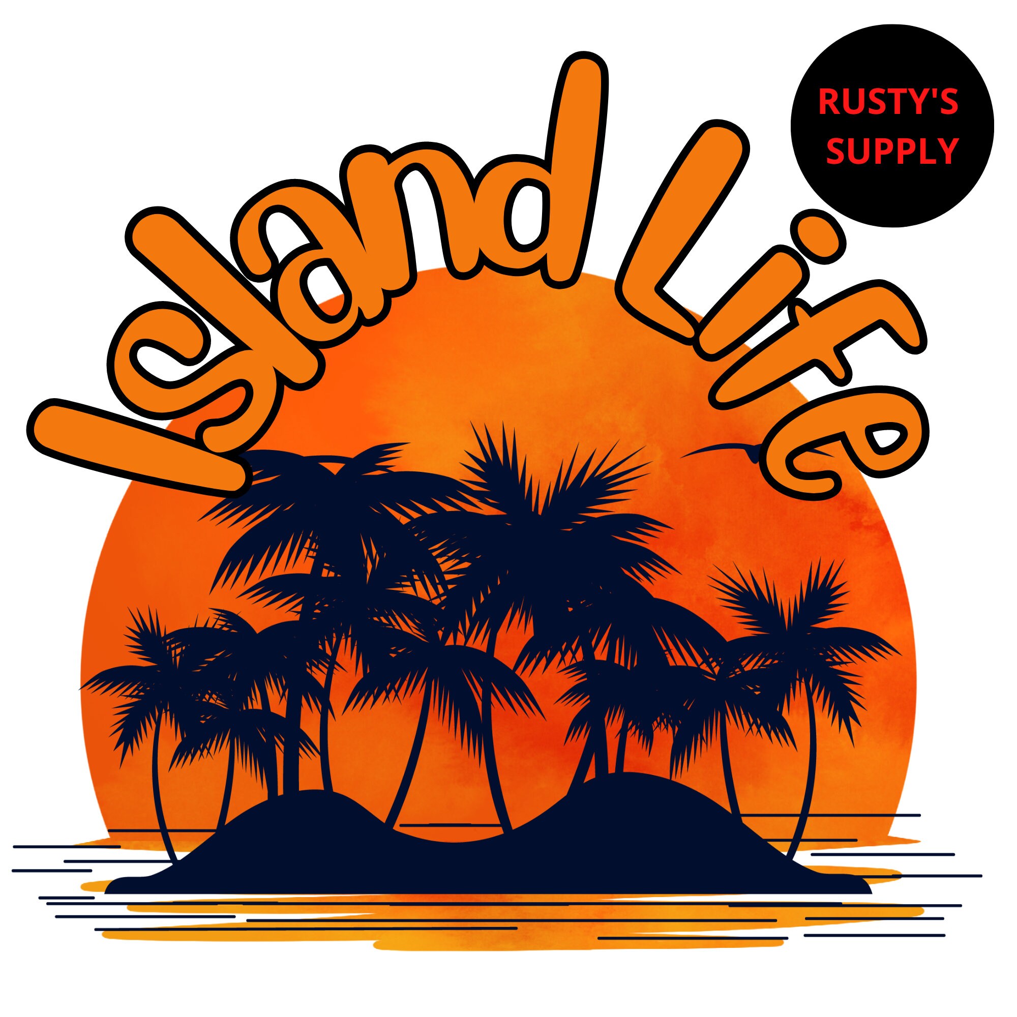 Island Life SVG – Island Life PNG - Beach SVG - Beach Sublimation ...
