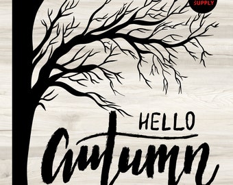 Hello Fall SVG – Hello Fall PNG – Fall SVG Design – Fall Png Design ...