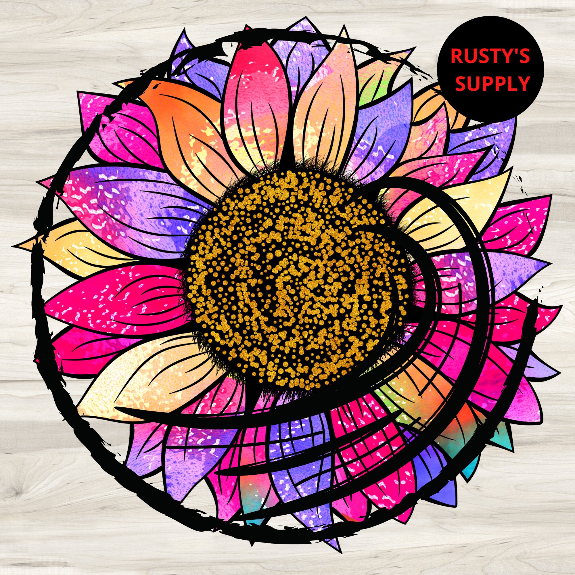 Floral Wave SVG Flower Wave PNG Beach Scene Wave SVG Beach Sublimation ...