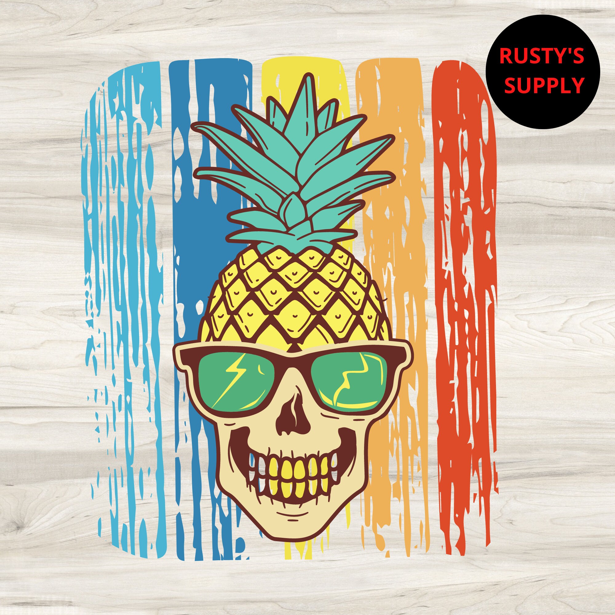 Pineapple Skull SVG – Pineapple Skull PNG - Beach SVG - Beach ...