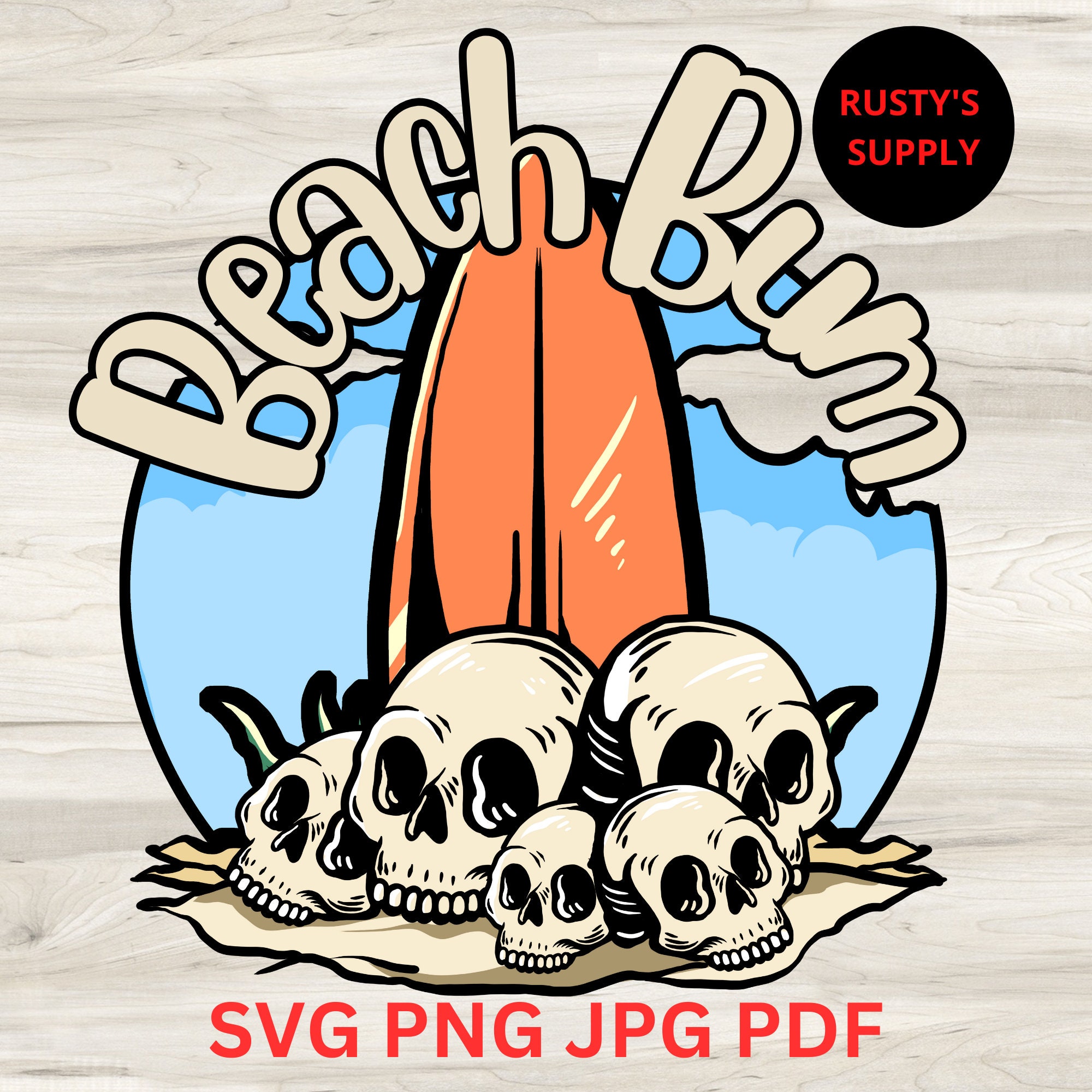 Beach Bum SVG Beach Bum PNG Beach SVG Beach Sublimation Designs Beach ...