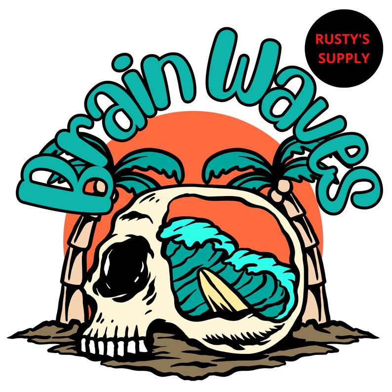 Brain Waves SVG – Brain Waves PNG - Beach SVG - Beach Sublimation ...