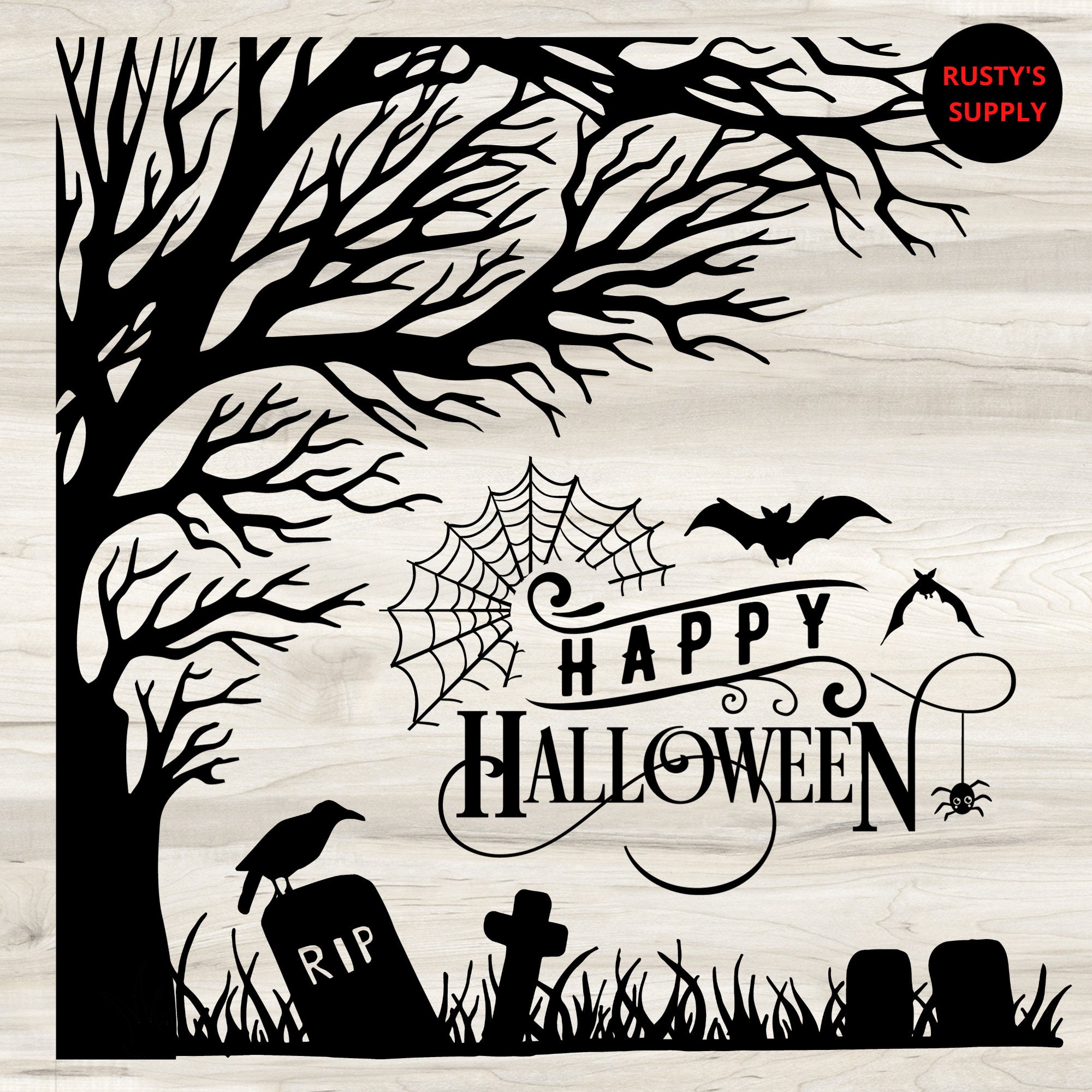Happy Halloween SVG - Halloween SVG - Halloween PNG - Gothic Svg ...