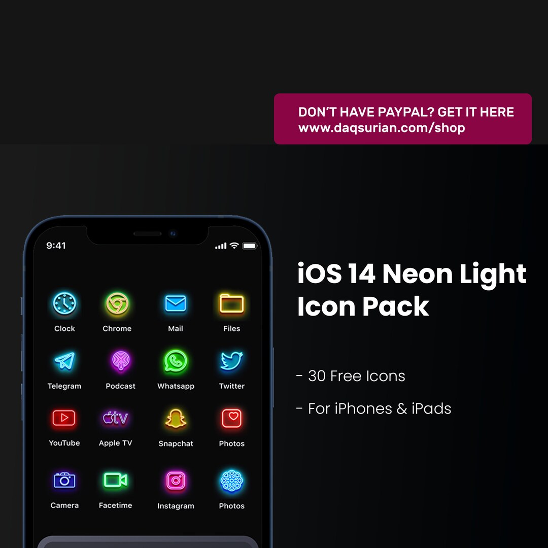 Thin Neon Ios 16 App Icons, Neon Lights, Neon Ios 16 Icons, Neon ...