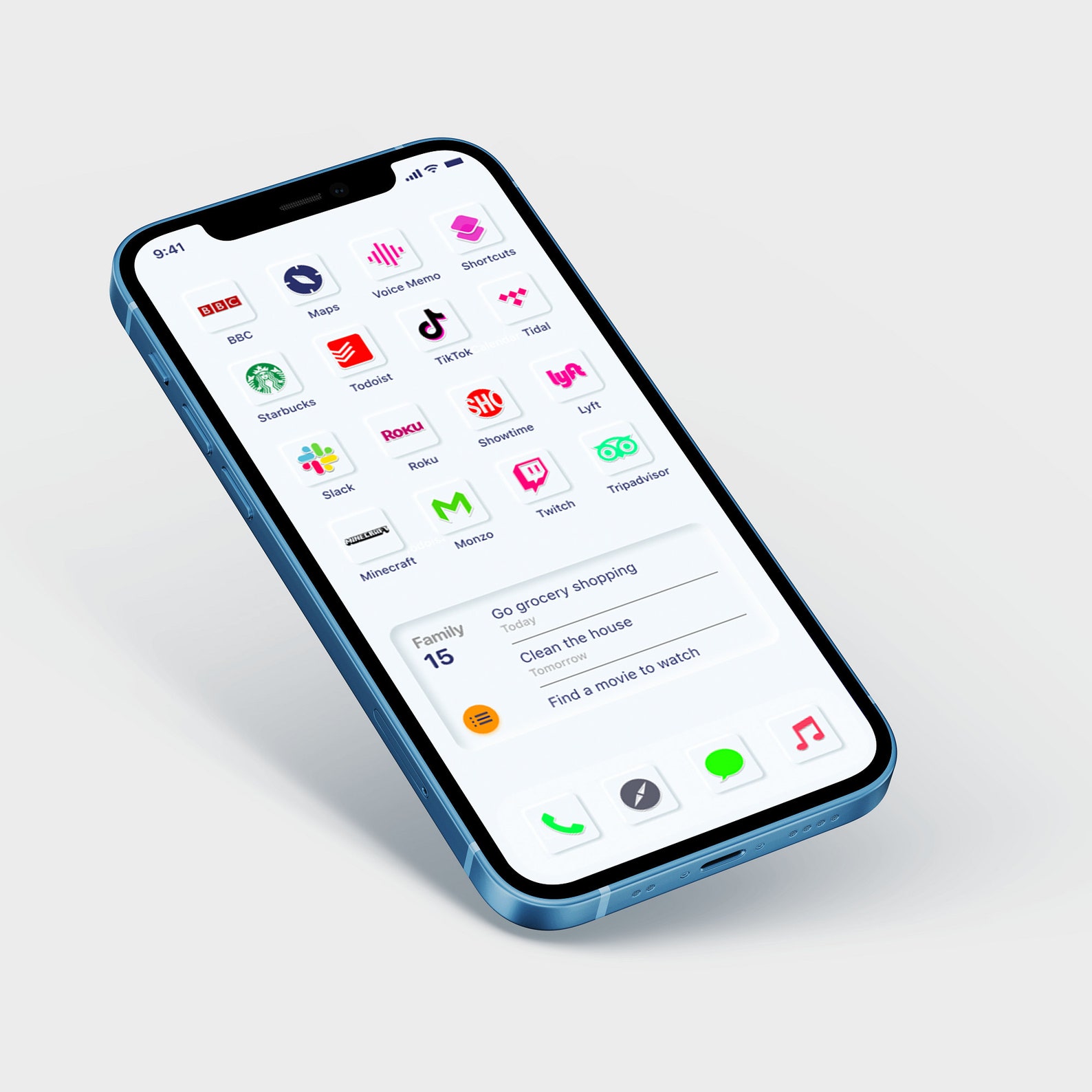 Colourful 3D Ios 16 App Icon Pack Theme Kit White and Blue - Etsy