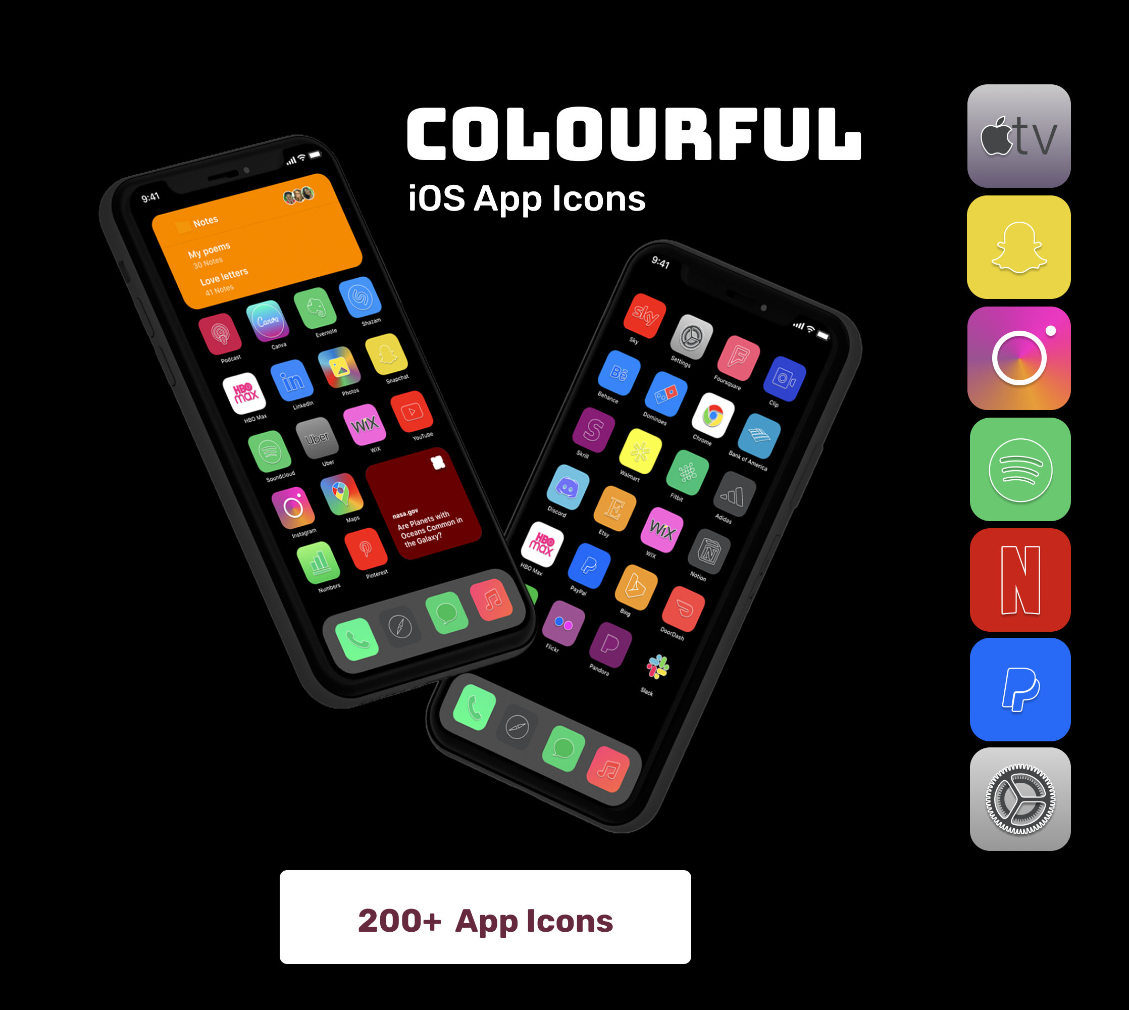 Colorful Retro App Icons for Ios 16, Ios 16 App Icons, Stylish iPhone ...