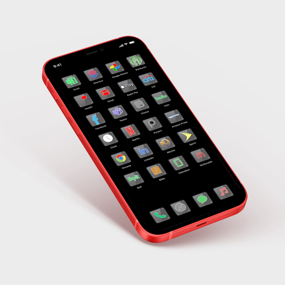 Stylish 3D Frosted Glass App Icons for Ios 16, Stylish Ios 16 Icons ...