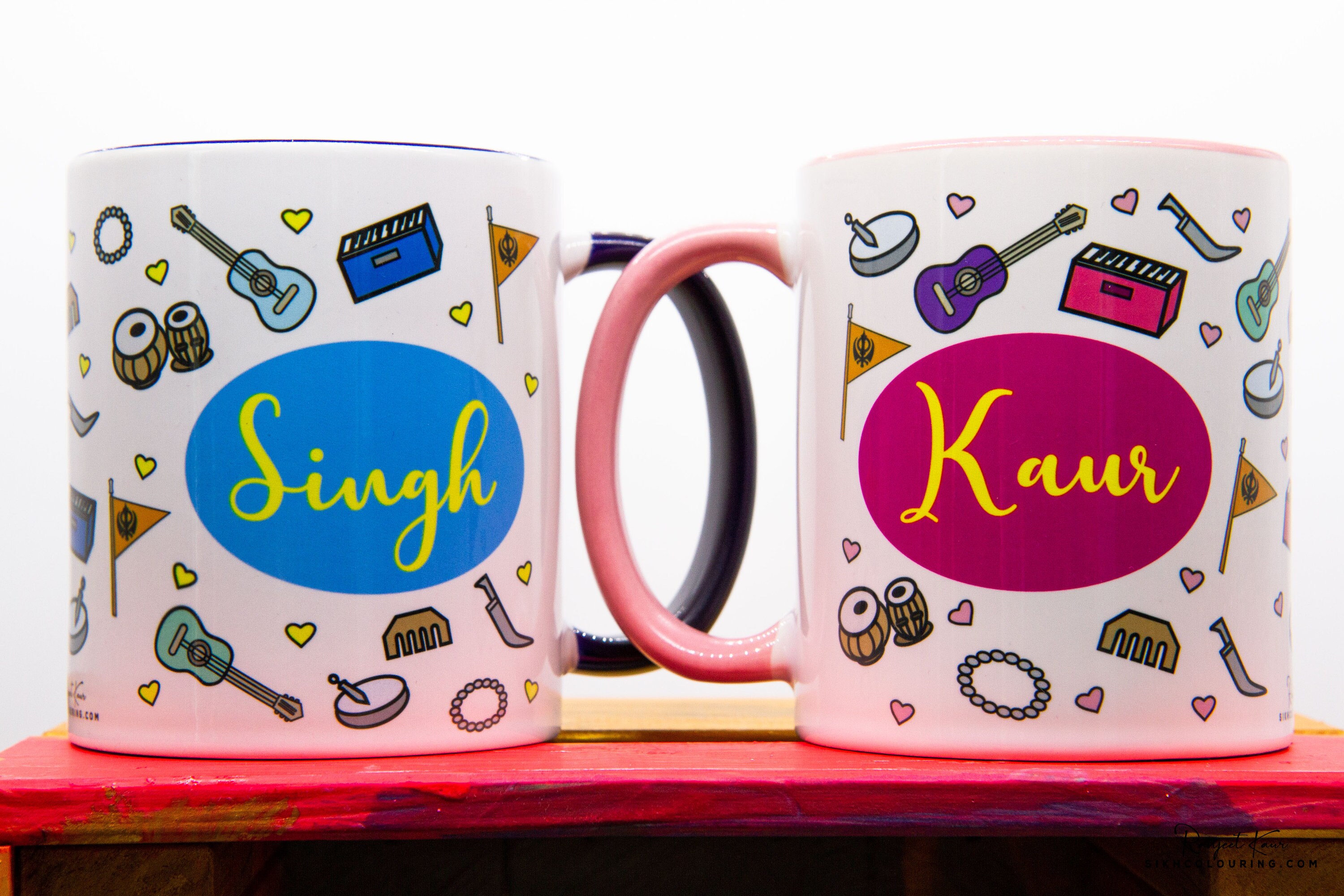 Singh & Kaur Couple Mugs - Etsy