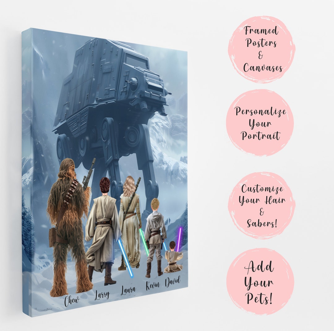 Custom Star Portrait and Posters, Personalize All Characters and Colors ...