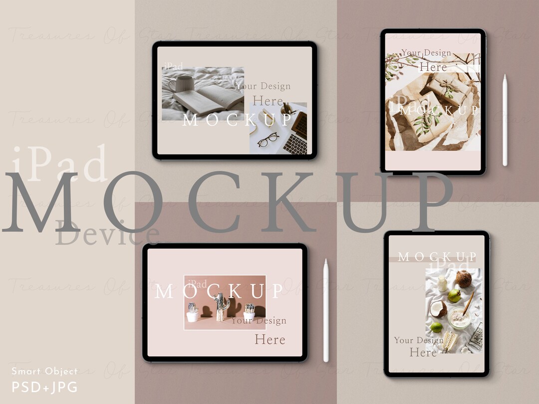IPad Mockup, Device Mockup, Tablet Mockup, Website Mockup, Simple ...