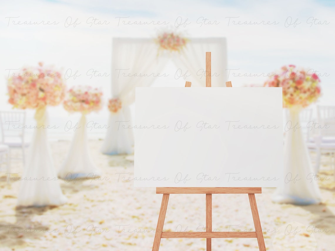 Welcome Sign Mockup Easel Sign Mockup Easel Mockup Sign - Etsy