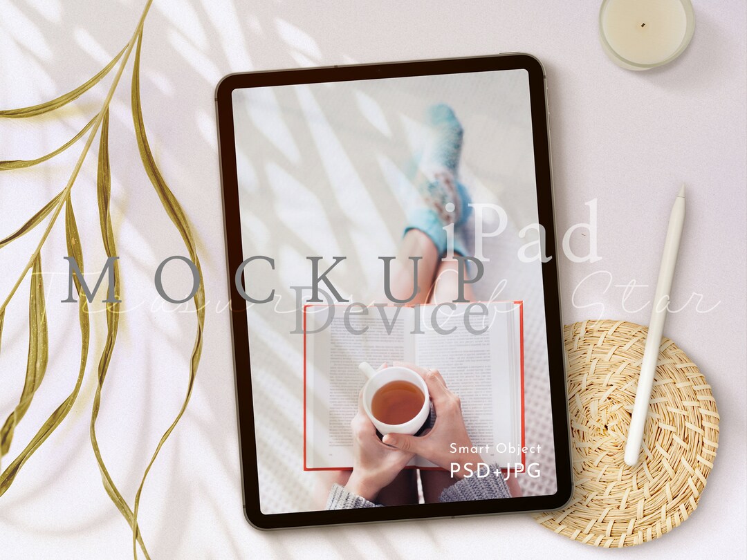 Boho Styled Mockup, iPad Mockup, Mobile Pad Mockup, Website Mokcup, SNS ...