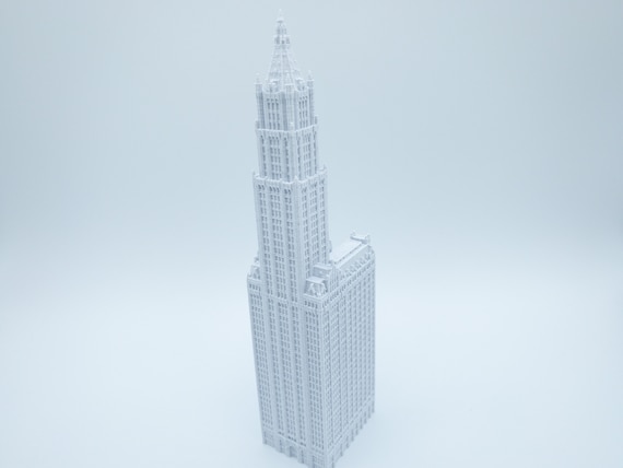Woolworth Building Model 3D Printed | Etsy