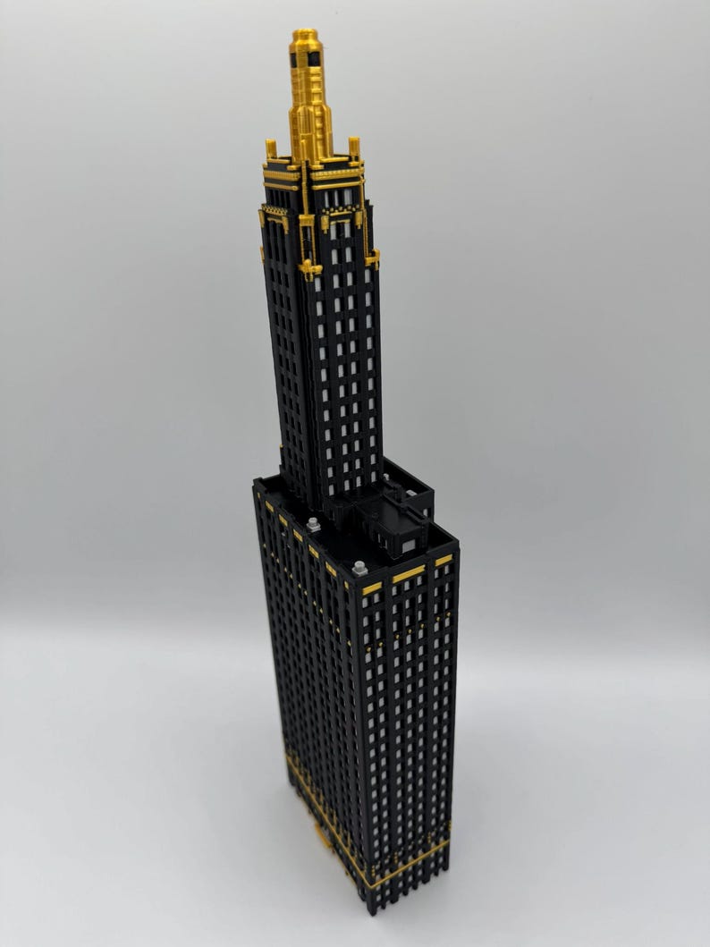 Carbide and Carbon Building Model- 3D Printed Full Color - Etsy