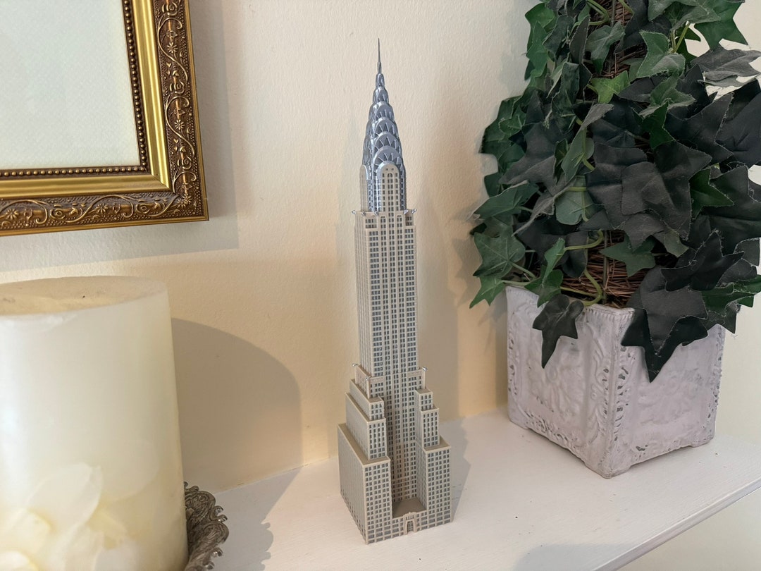 Chrysler Building Model- 3D Printed Full Color - Etsy