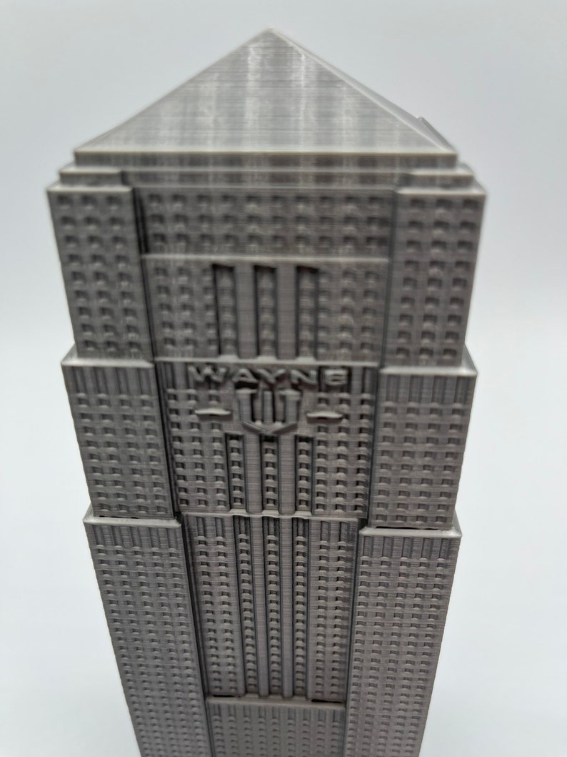 Wayne Tower Model 3D Printed | Etsy