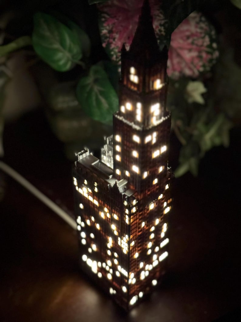 Woolworth Building Light up Model- 3D Printed - Etsy