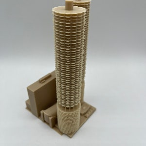 Marina City Model- 3D Printed - Etsy Canada