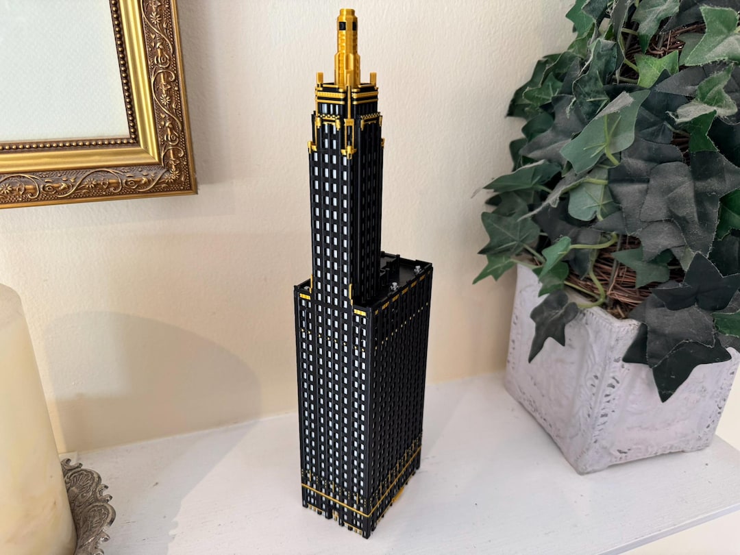 Carbide and Carbon Building Model- 3D Printed Full Color - Etsy