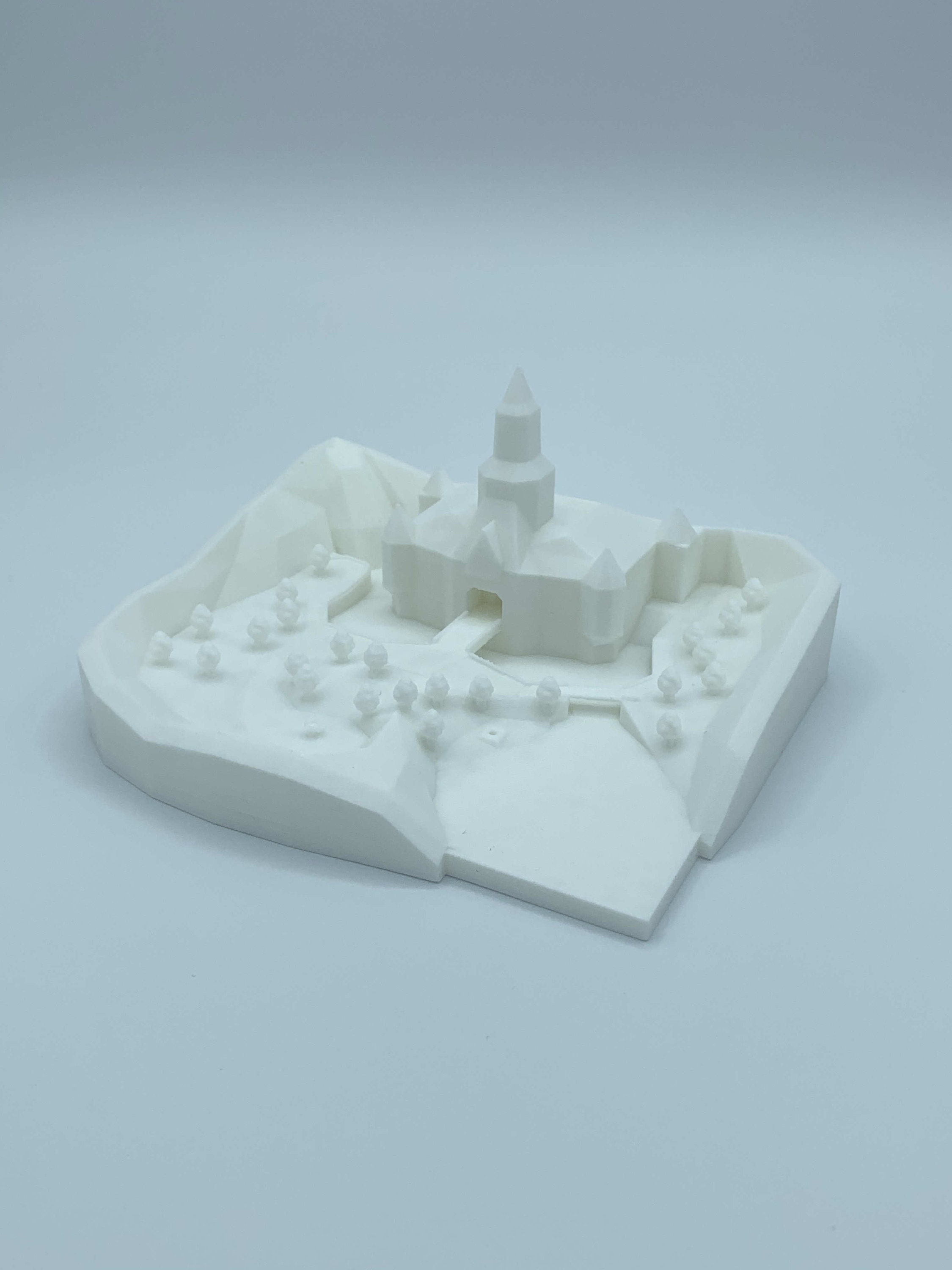 Peach's Castle N64 3D Printed Model - Etsy