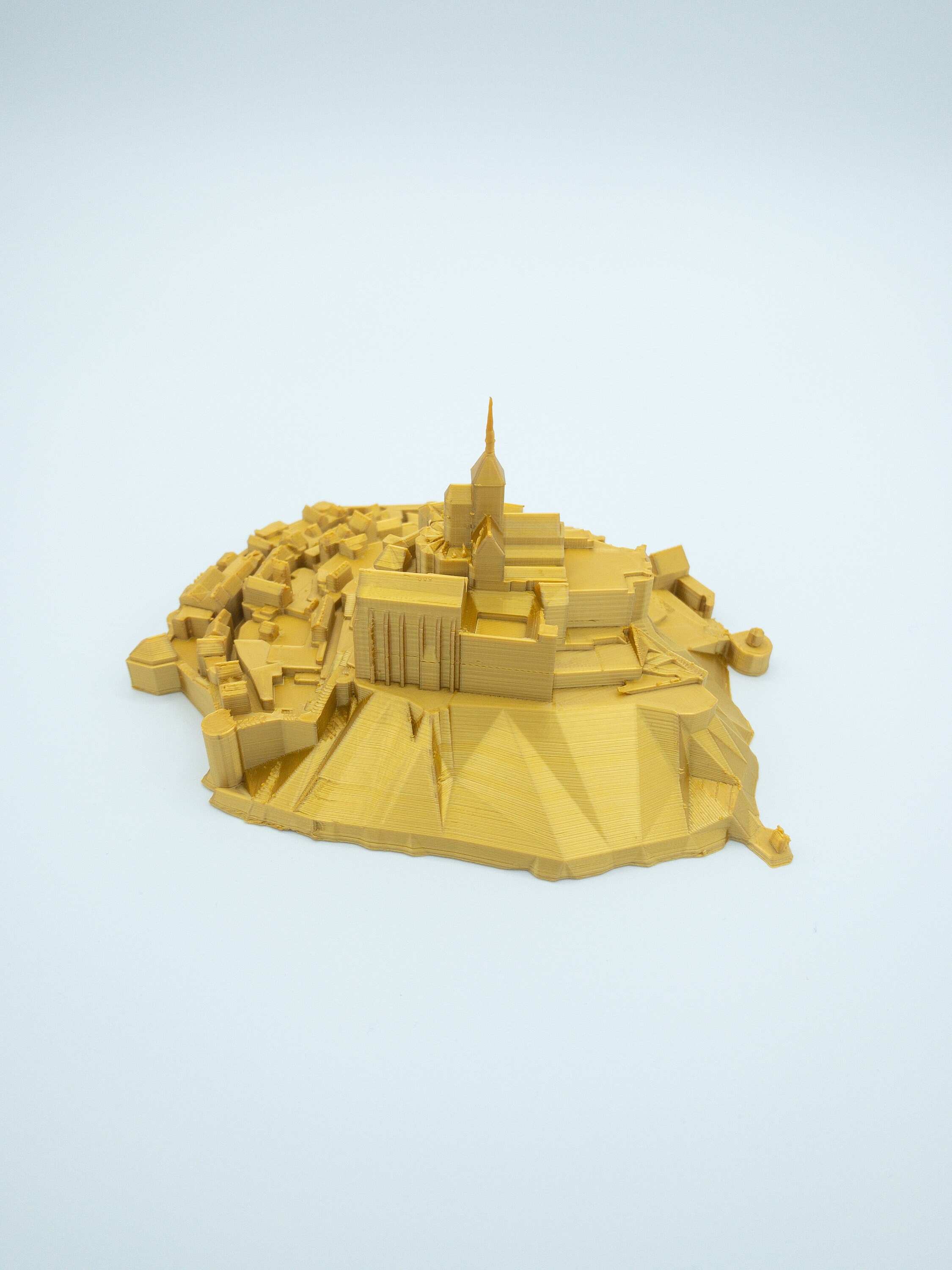 Mont-saint Michel Model- 3D Printed - Etsy UK